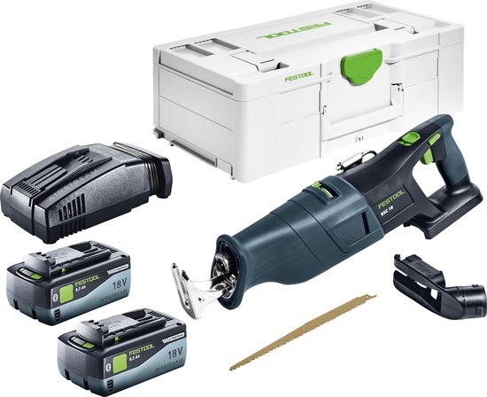 Festool RSC 18 EB-Basic accu- reciprozaag 18 V borstelloos + 2x accu 8. ...