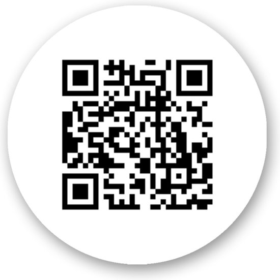 Sluitsticker - Sluitzegel - Sticker met QR code van je website, instagram, facebook,... | bol