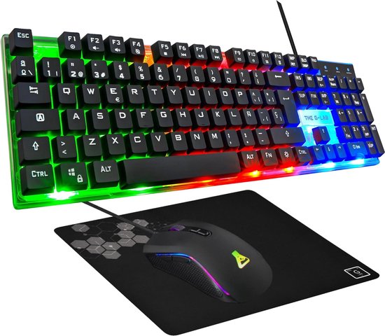 StayPowered Gaming Toetsenbord en Muis Set - de Ultieme Gaming ...