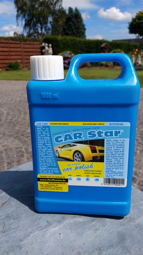 car star - autopolish - autopoets - 1 LITER - zeer fijne hoogglans ...