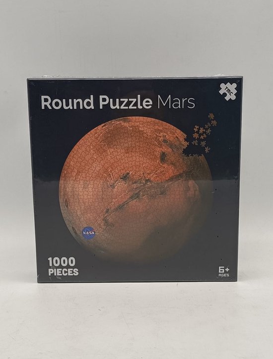 Round Planet Puzzles Mars - NASA 1000 Stukjes | bol