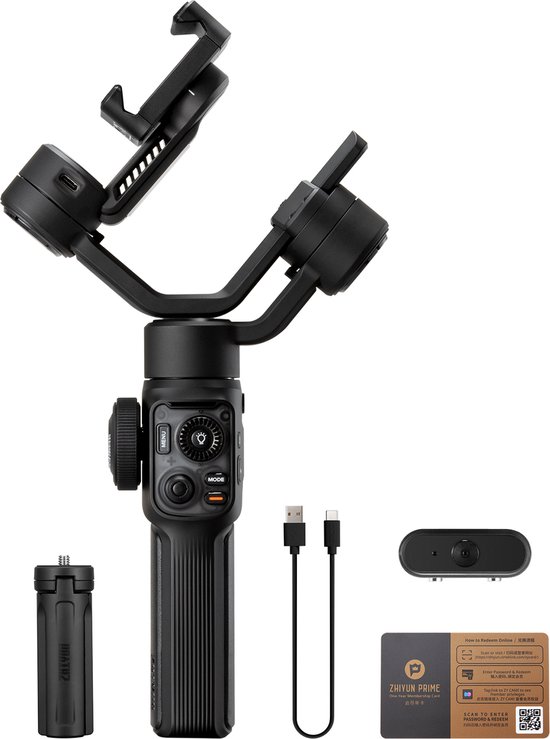 Zhiyun Smooth 5S AI - Gimbal - 3 assig - Combo set - AI tracker | bol