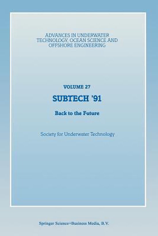 SUBTECH '91 | 9789401055697 | Society For Underwat | Boeken | bol.com