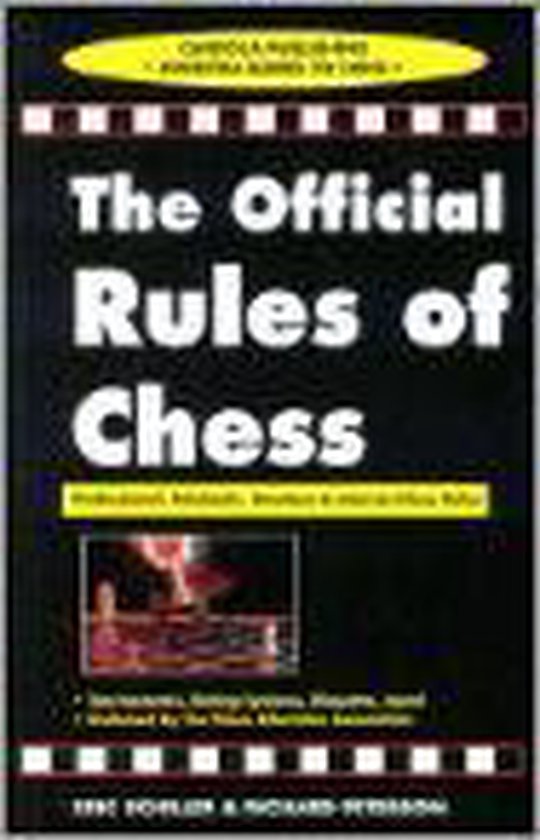 Official Rules of Chess, Eric Schiller | 9781580420259 | Boeken | bol.com