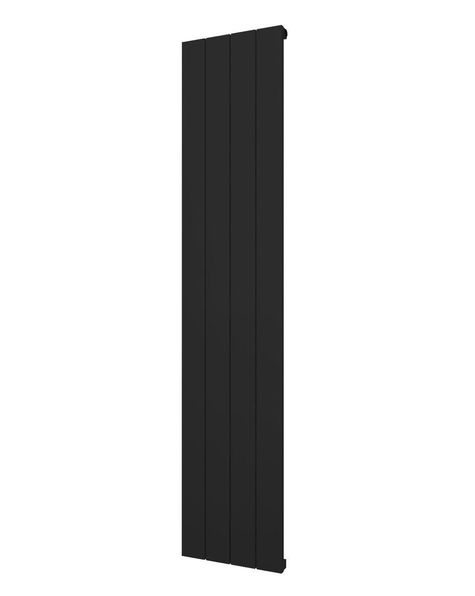 Design radiator verticaal staal mat zwart 180x37,5cm 1264 watt ...