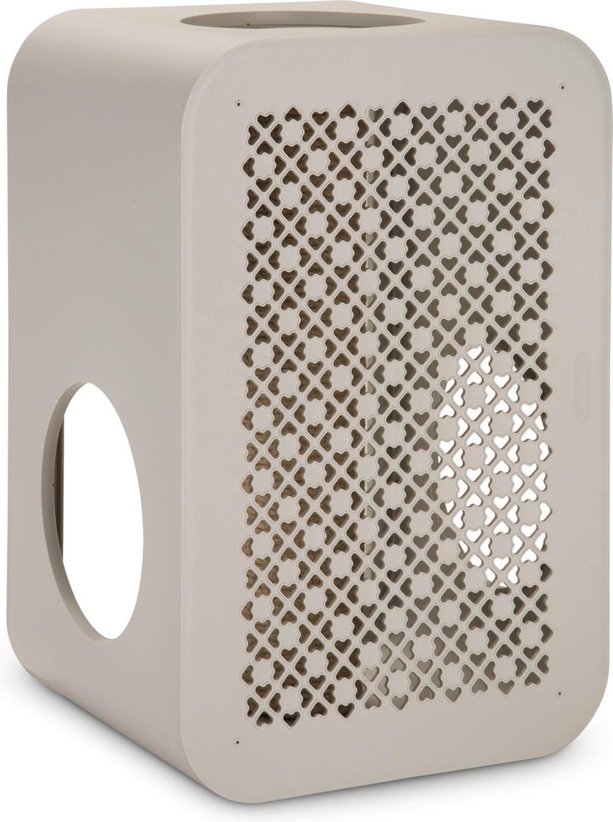 Beeztees Cat Cube Scratch - Kattenhuis - Dune Grey - 49 cm | bol