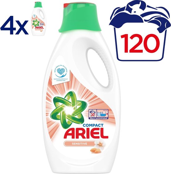 Ariel Sensitive - 30 wasbeurten - Vloeibaar Wasmiddel | bol