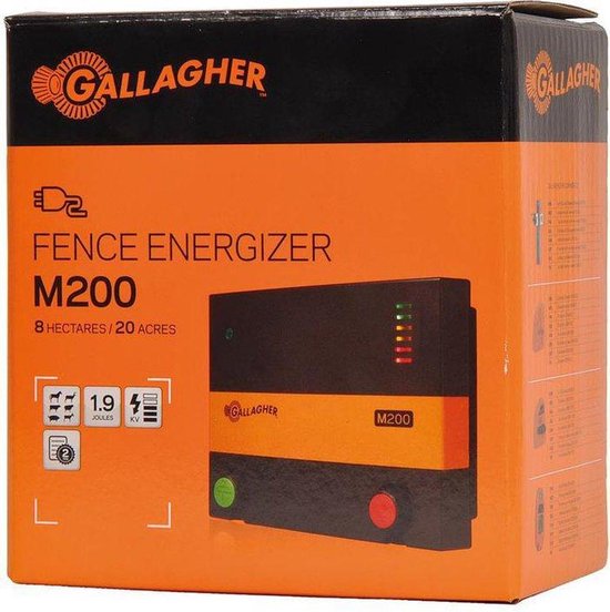 Gallagher M200 Lichtnet Schrikdraadapparaat 230V | bol