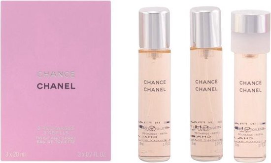 Chanel - CHANCE - eau de toilette - spray twist&spray refill 3x20 ml | bol