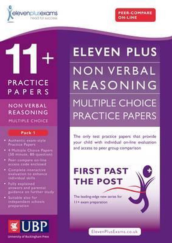 11+ Non-Verbal Multiple Choice Practice Papers | 9781908684134 | Eleven ...