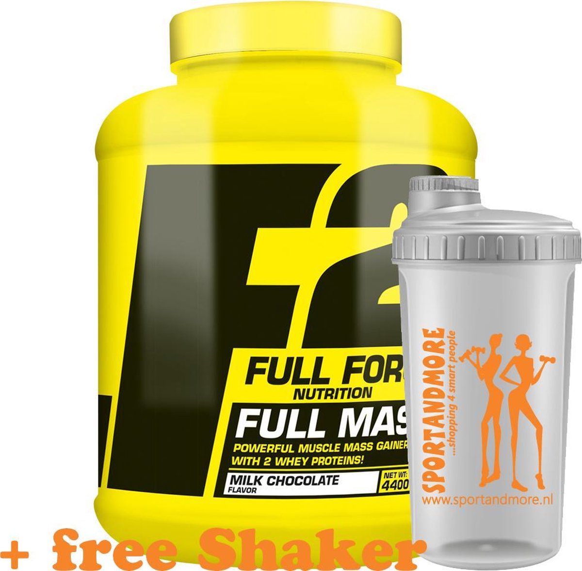 F2 Full Force Nutrition - Full Mass - Krachtige Muscle Mass Gainer met ...