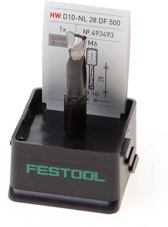 Festool Freesgereedschap DOMINO frees D 10-NL 28 HW-DF 500 | bol