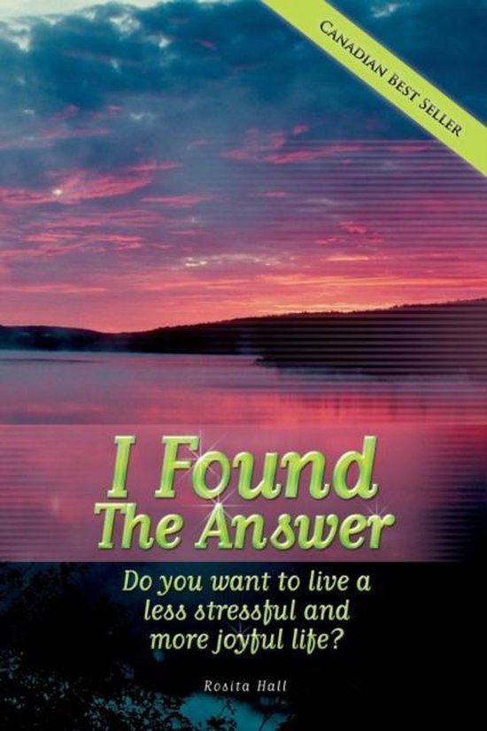 I Found the Answer, Rosita Hall | 9781460001530 | Boeken | bol.com