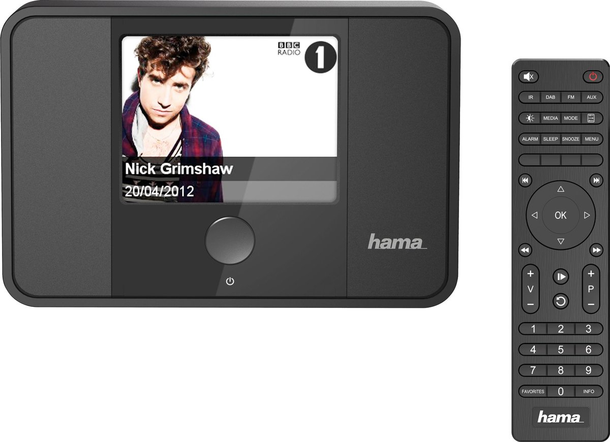 Hama Hybride Tuner DIT1000MBT Internetradio/DAB+/FM/App/Multiroom ...