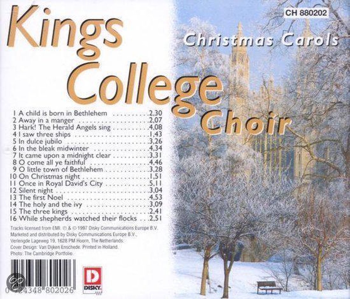Christmas Carols, King's College Choir, Cambridge | CD (album) | Muziek | bol.com