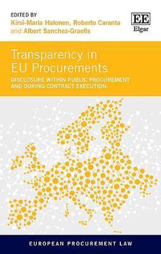 Transparency in EU Procurements – Disclosure Within Public Procurement and During... | bol.com