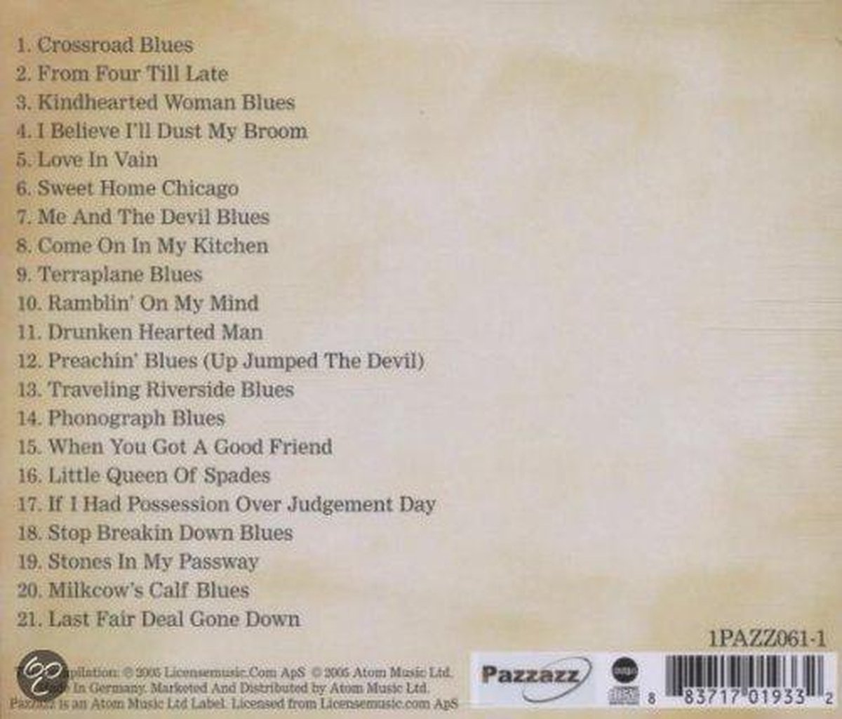 Robert Johnson - Crossroad Blues (CD), Robert Johnson | Muziek | bol.com