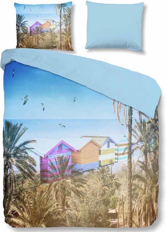 Pure Dekbedovertrek Summer - 240x200/220 - 100% microfiber - Strand | bol