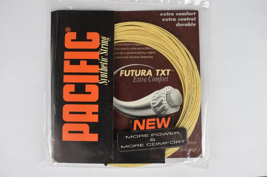Pacific Futura TXT Extra Comfort - tennissnaar - 1.33mm dik 12.2m lang ...