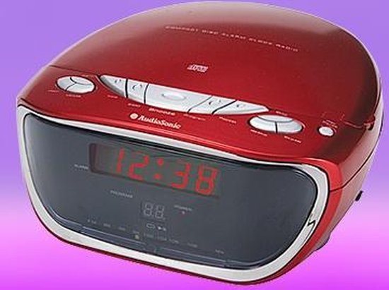 AudioSonic CDCL-62 Klok radio CD | bol