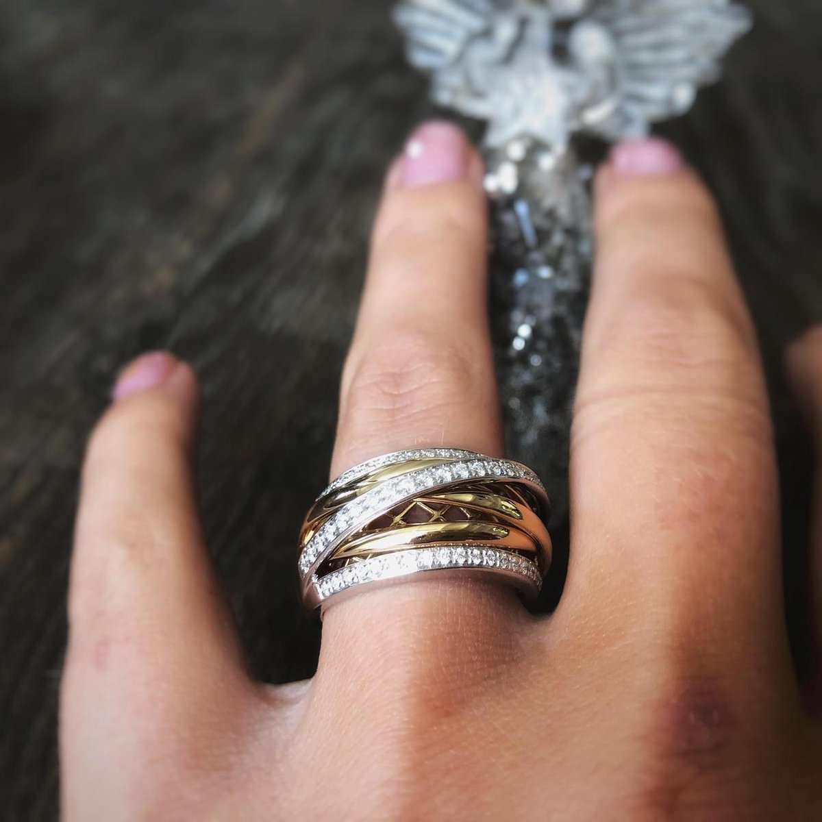 Ring bicolor briljant RG416343-56 | bol.com