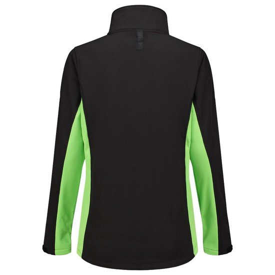 Tricorp 402008 Softshell Bicolor Dames - Vrouwen - Zwart/Lime - XS | bol