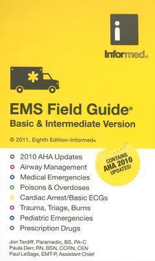 EMS Field Guide, Basic and Intermediate Version | 9781890495596 ...