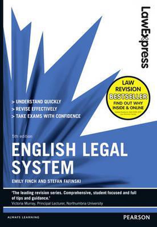 Law Express English Legal System 5th | 9781292012858 | Emily Finch ...