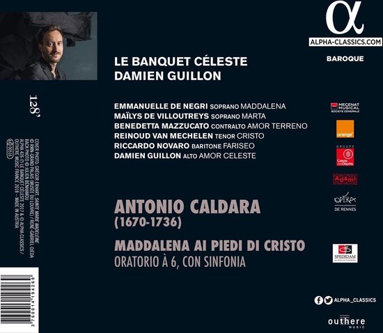 Le Banquet Céleste, Damien Guillon - Caldara: Maddalena Ai Piedi Di ...