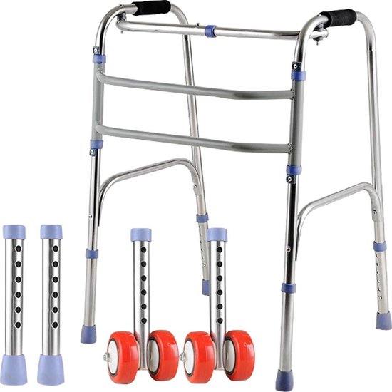 Looprek Walker, opvouwbaar, inclusief vaste voorpootjes en voorwieltjes ...