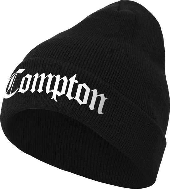Compton Beanie - Black | bol.com