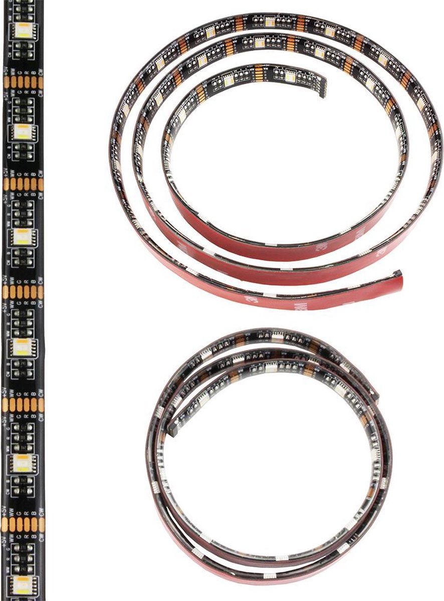 TV backlight set met 2 RGBWW ledstrips voor TV’s 50-60 inch | bol