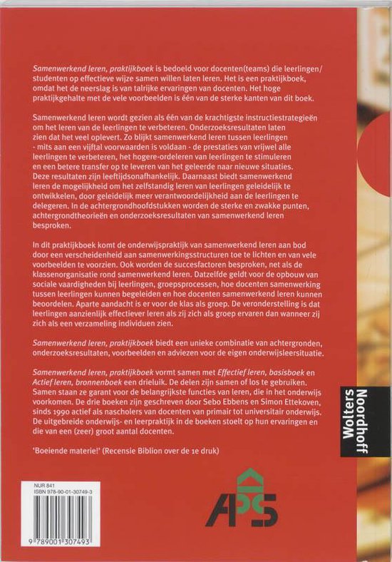 Samenwerkend Leren Praktijkboek | 9789001307493 | Sebo Ebbens | Boeken ...