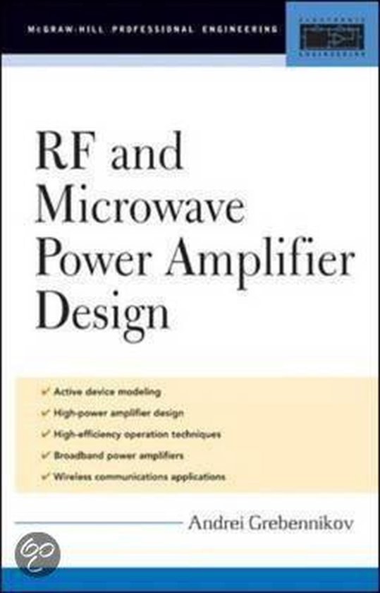 RF and Microwave Power Amplifier Design (ebook), Bicsi | 9780071782999 ...
