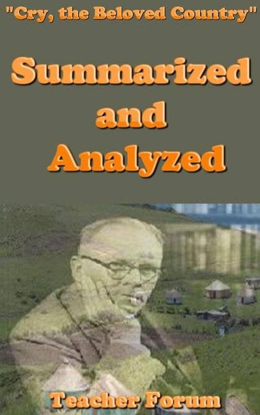 Study Guides: English Literature - "Cry, the Beloved Country ...