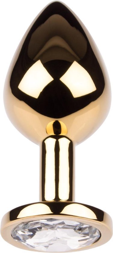 Plug It Strass Buttplug Medium Goud/Zilver | bol.com