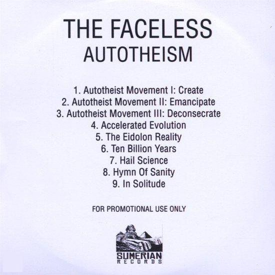 Autotheism, The Faceless | CD (album) | Muziek | bol