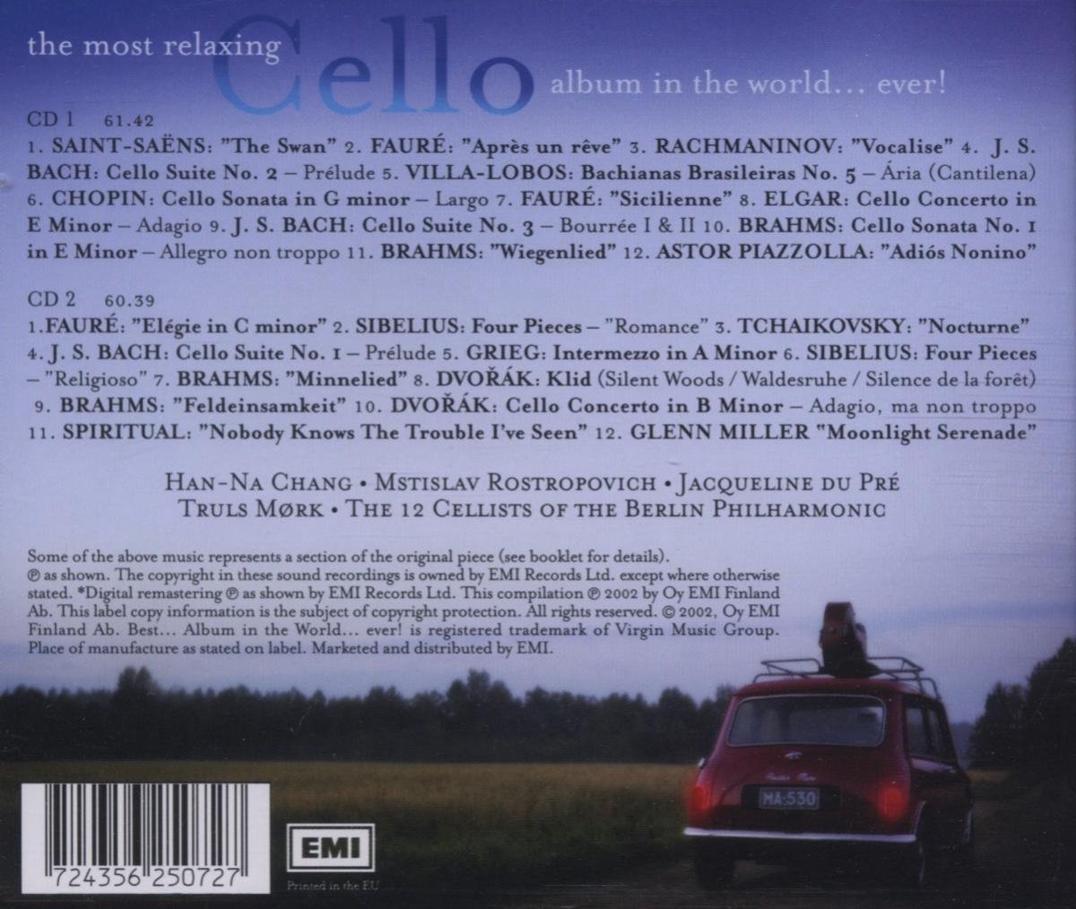 The Most Relaxing Cello Album, various artists | CD (album) | Muziek ...