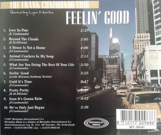 Feelin' Good, Frank Cunimondo | CD (album) | Muziek | bol