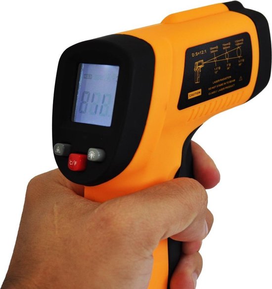 Infrarood Thermometer | -50°C - 380°C met Laser | bol.com