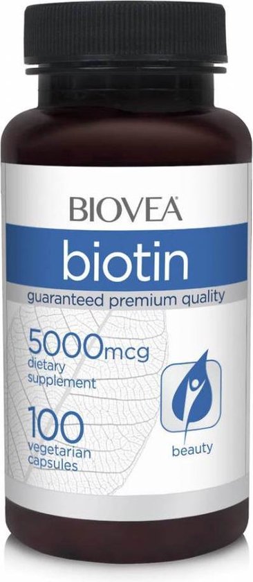 Biotine 5.000 mcg vegetarische capsules (100 capsules) | bol