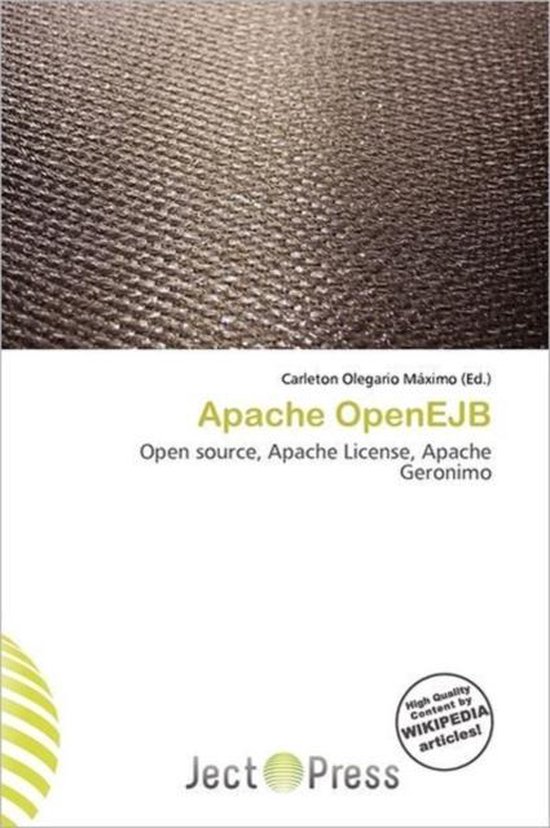 Apache Openejb | 9786136614809 | Boeken | bol.com