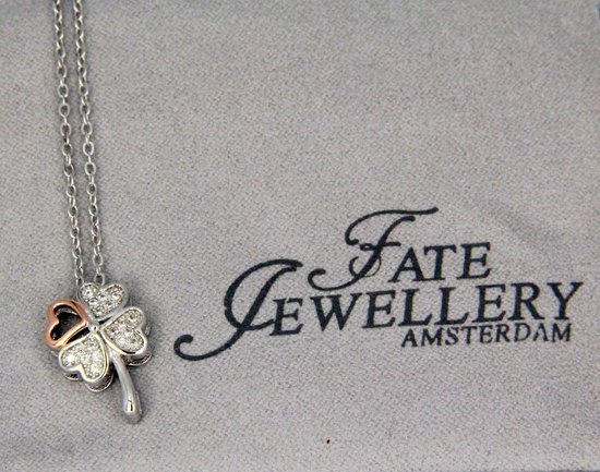 Fate Jewellery FJ446 Ketting - Eternal Love Collection - Clover - 925 Zilver - Klaver... | bol
