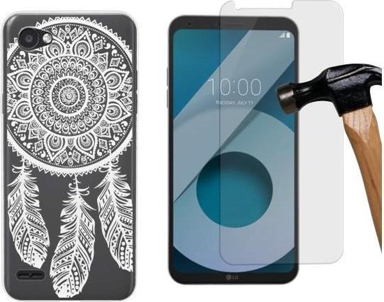 MP Case screenprotector PLUS Gratis Spring back cover voor LG Q6 | bol