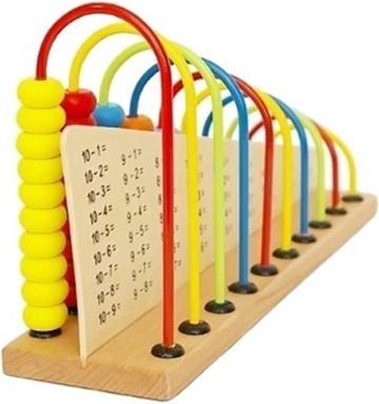 Houten Telraam met opdrachten | bol