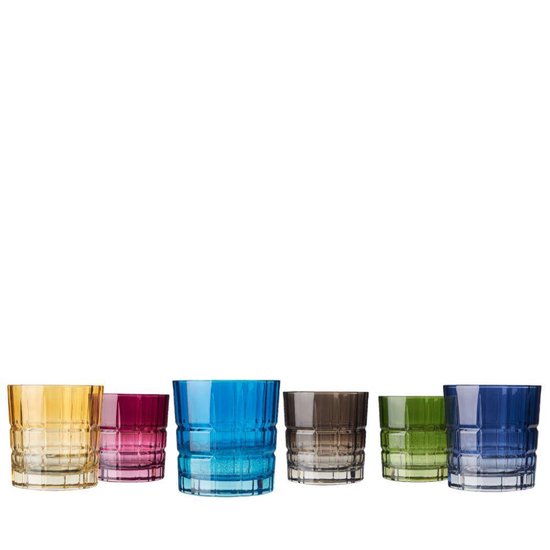 Leonardo Spiritii - Waterglas - groen - 6 stuks | bol.com