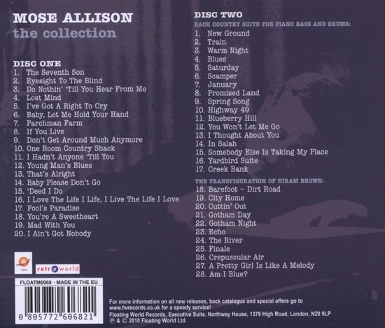Collection, Mose Allison | CD (album) | Muziek | bol.com