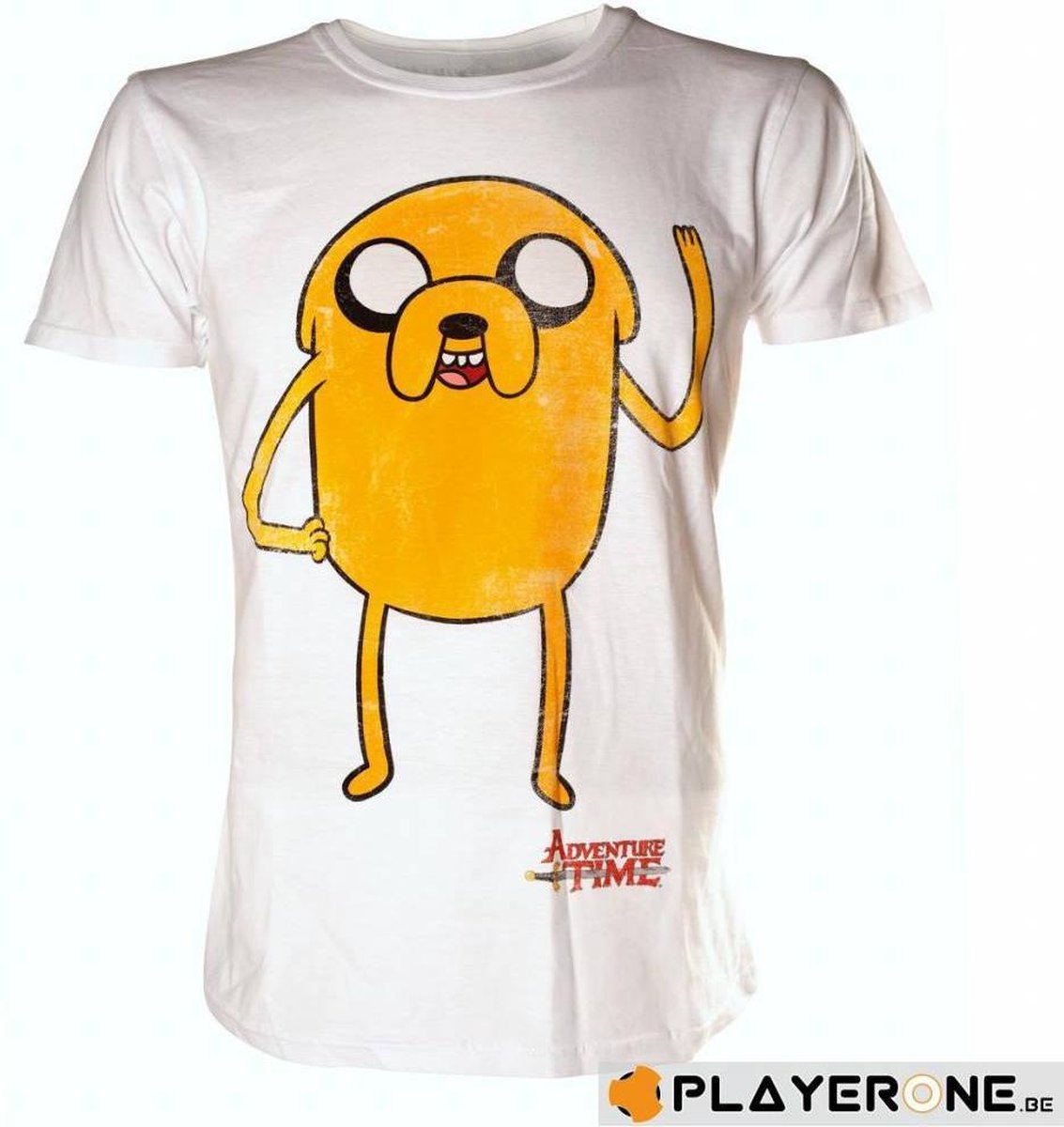 Adventure Time-Jake Waving. White-L | bol