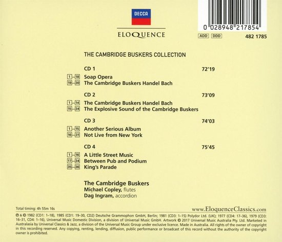 Collection, Cambridge Buskers | CD (album) | Muziek | bol