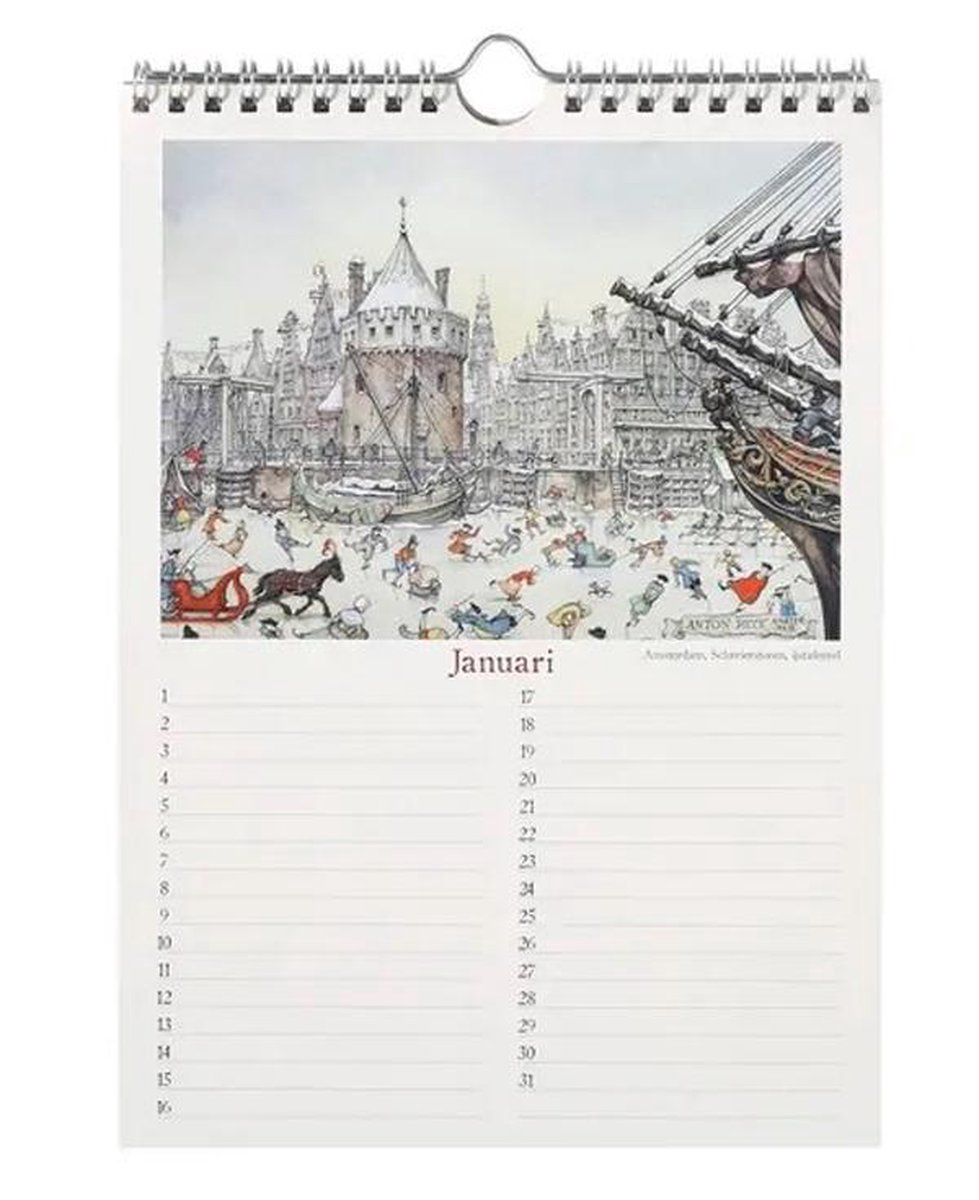 ANTON PIECK VERJAARDAGSKALENDER KALENDER VOOR VERJAARDAG | bol.com